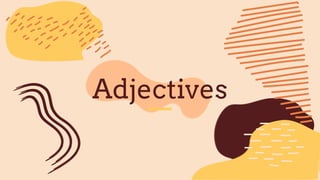 Adjectives slideshare | PPTX