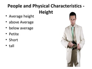Adjectives to describe physical appearance.ppt | PPT