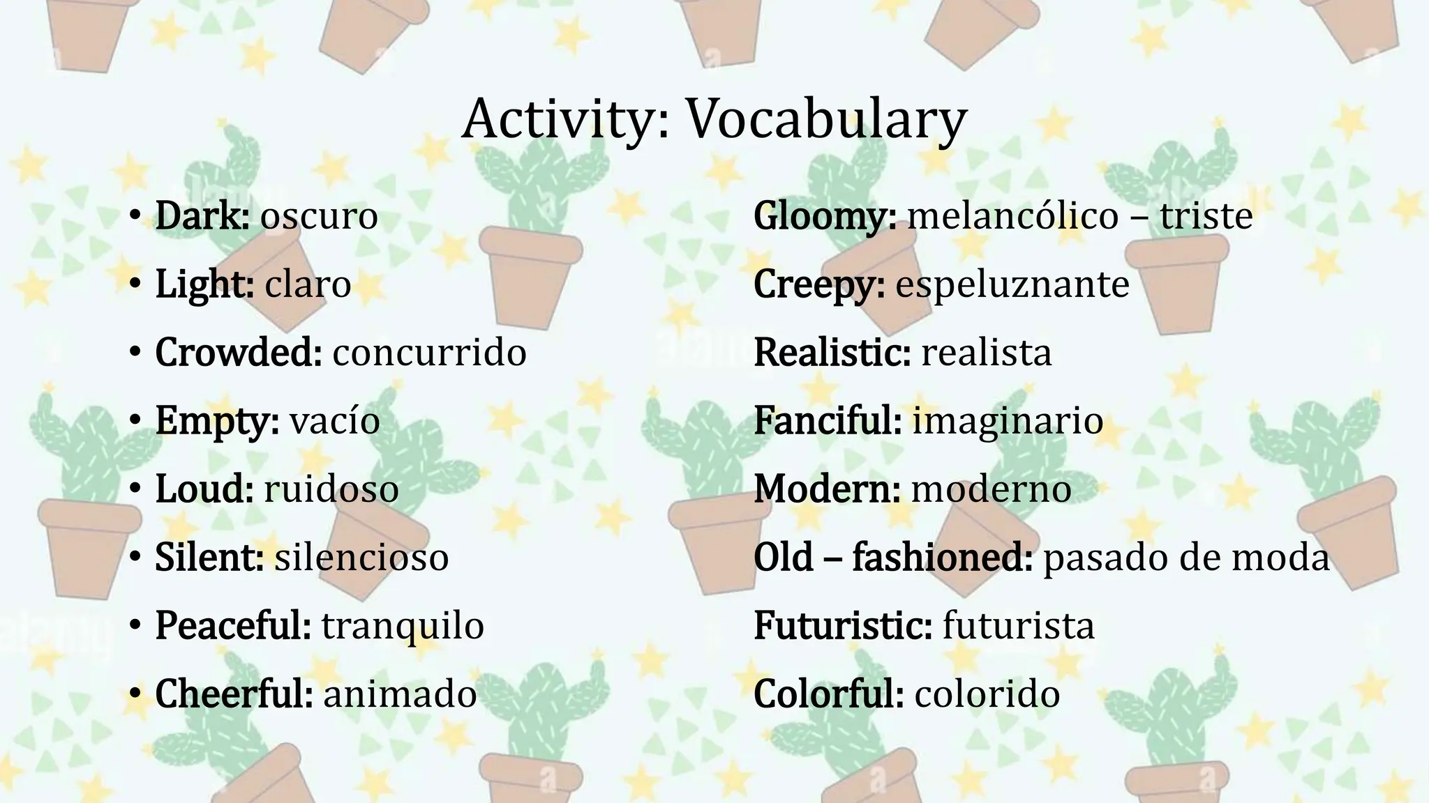 Adjectives to Describe Places with exercises.pptx