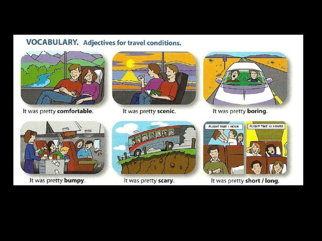 Adjectives to describe your vacation | PPTX