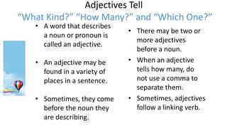 Adjectives Unit 4 | PPT