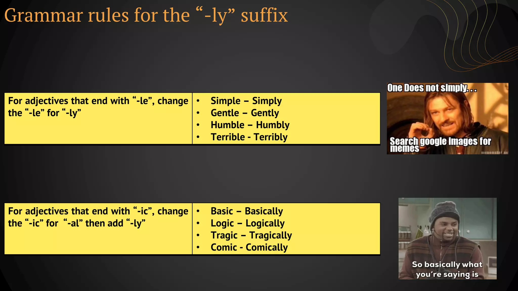 Adjectives with the –ly suffix.pdf