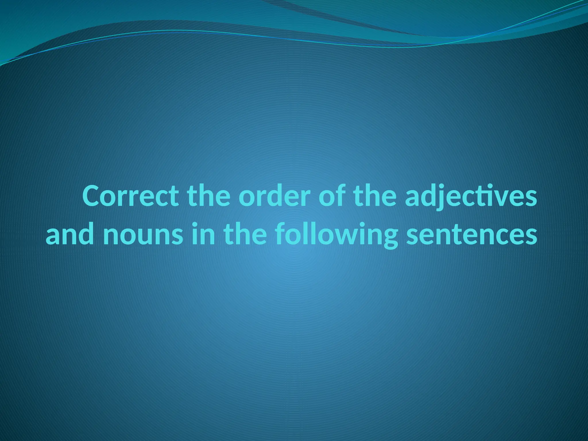 Handouts for Adjectives Word Order Test.pptx