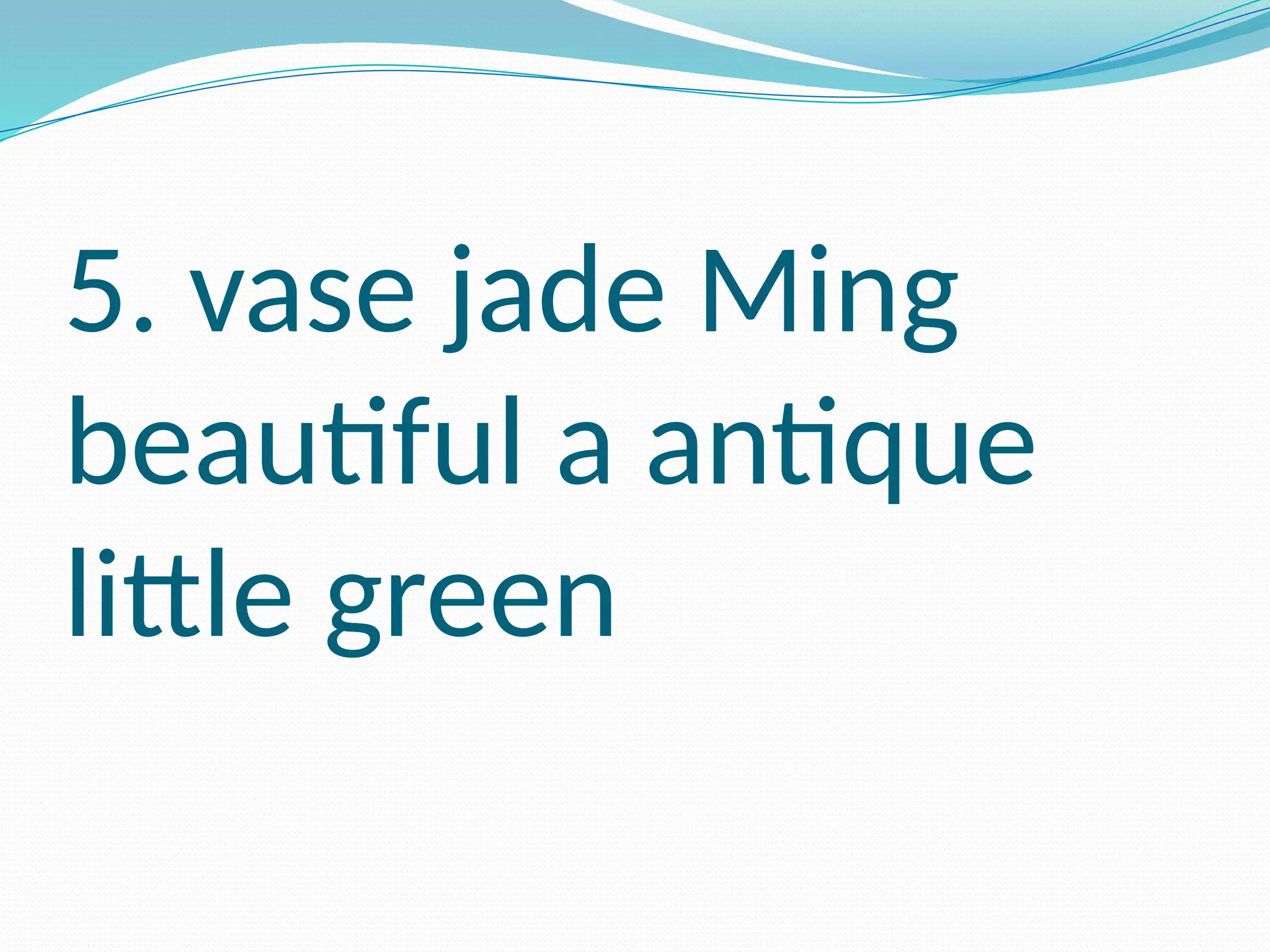 Handouts for Adjectives Word Order Test.pptx