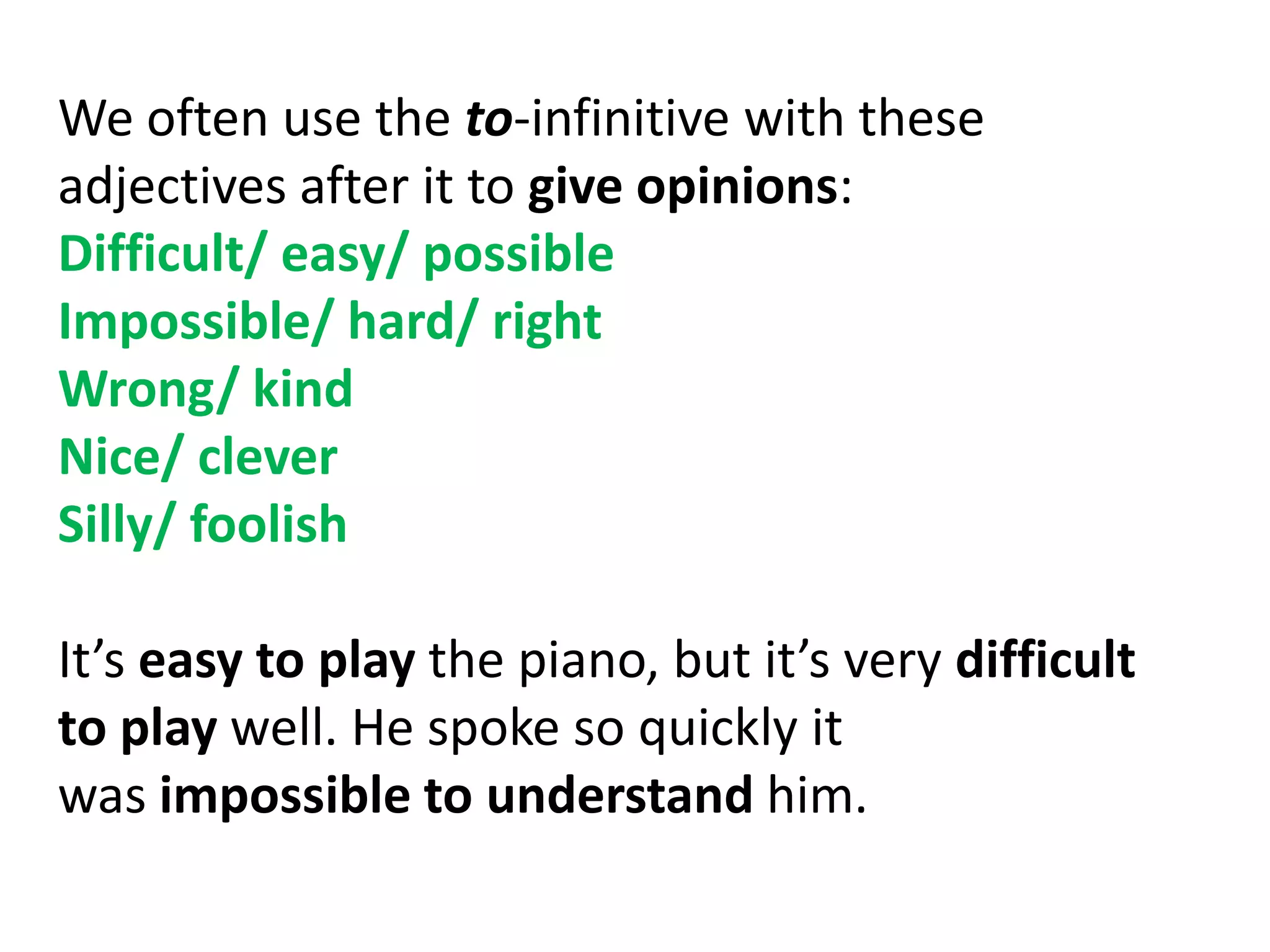 Adjective + to | PPTX