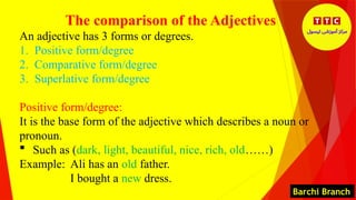 Adjective, Verb, adverb, prep and conj A1 updated.pptx