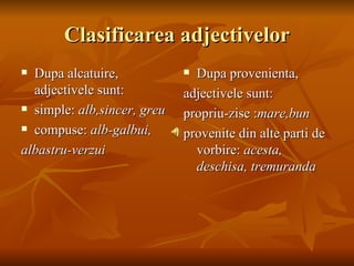 Adjectivul | PPT