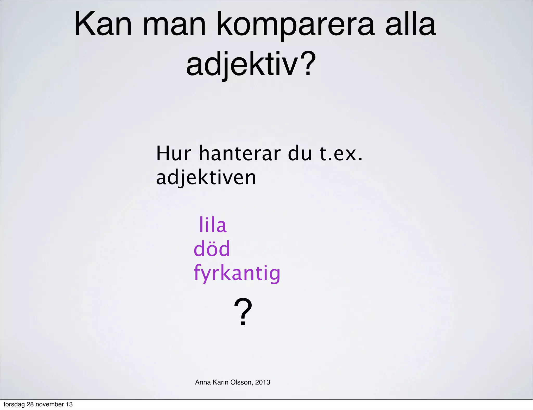 Adjektiv | PDF