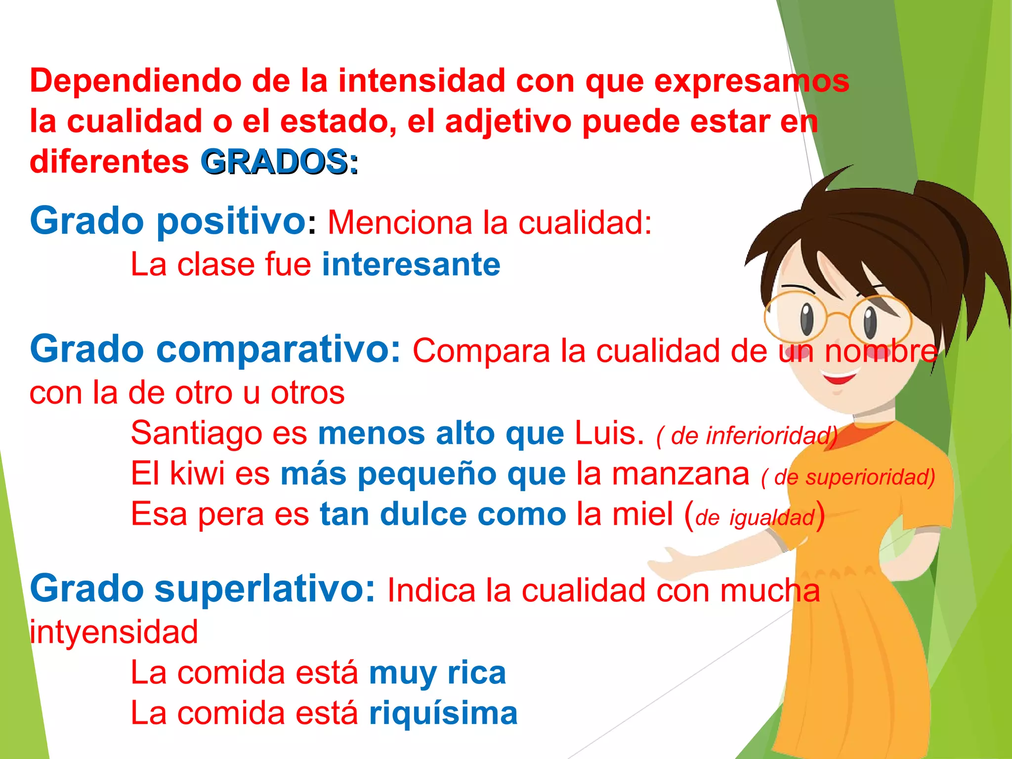 Adjetivo 6 | PPT