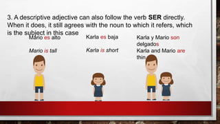 Adjetivos descriptivos | PPTX