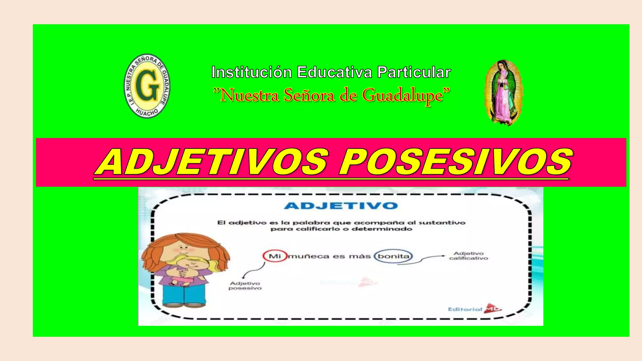 Adjetivos posesivos practica | PPT