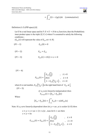 Adjoint operator in probabilistic hilbert space | PDF