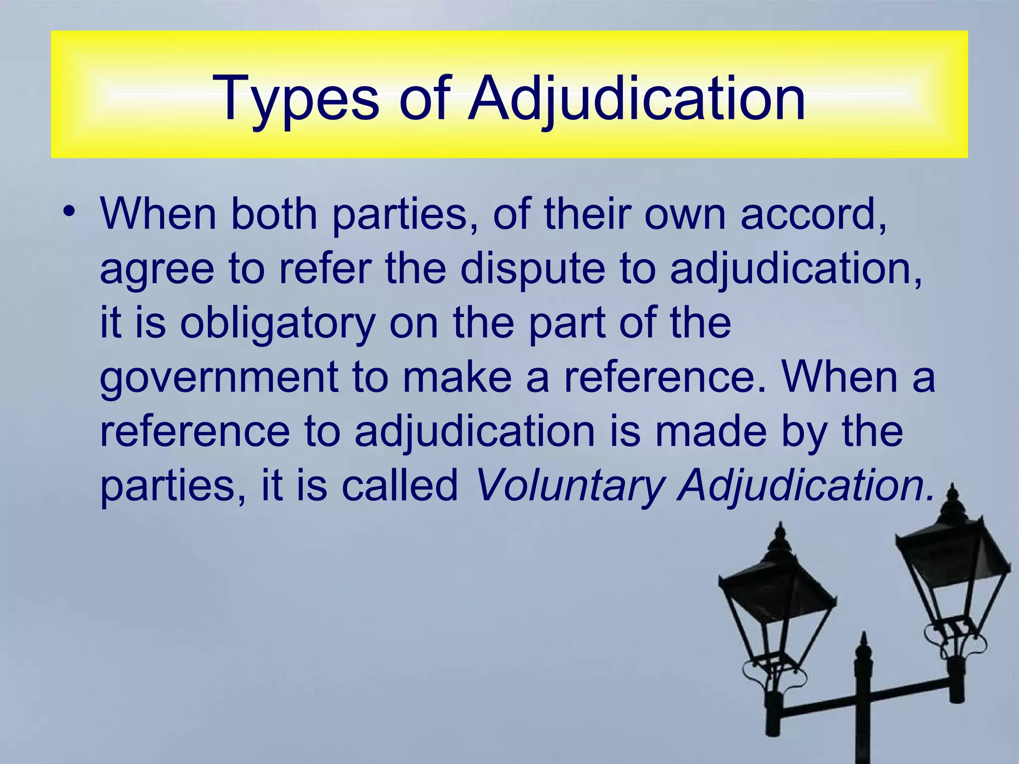 Adjudication | PPT