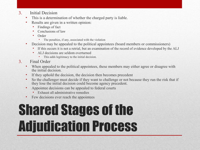 Adjudication | PPT
