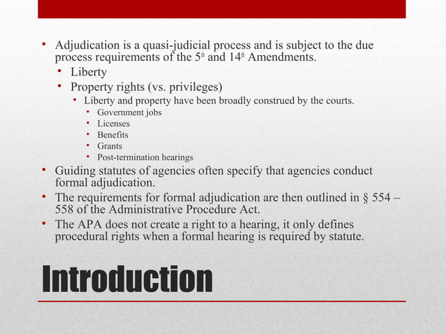 Adjudication | PPT