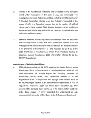 Adjudication order against Shri Mahesh Kumar A. Panchal.pdf