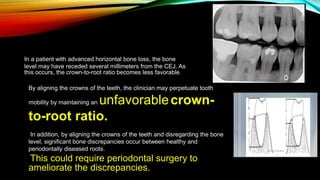 Adjunctive role of orthodontic therapy | PPTX