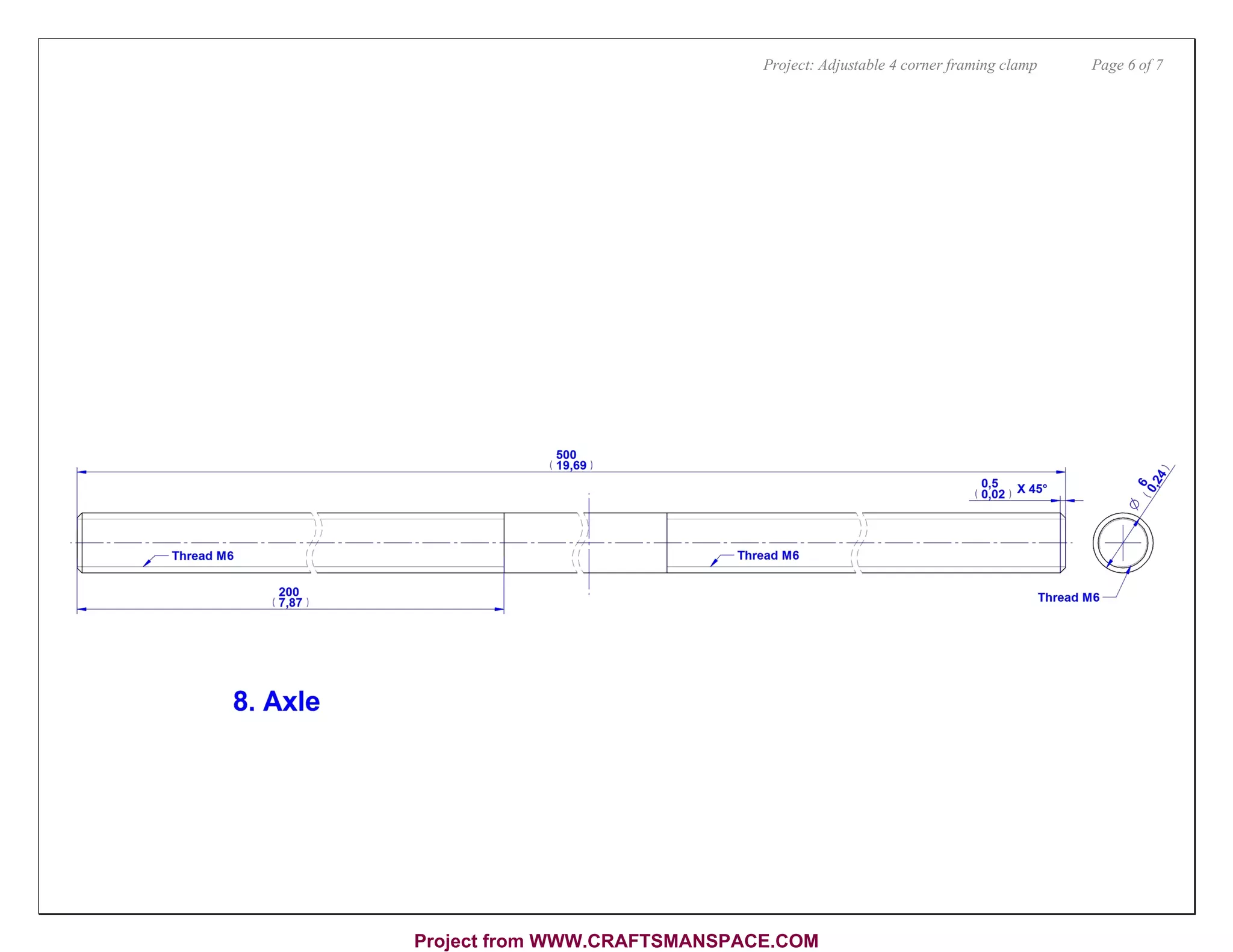 Adjustable 4 corner framing clamp plan | PDF