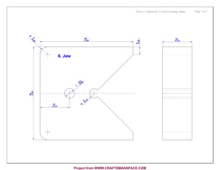 Adjustable 4 corner framing clamp plan | PDF