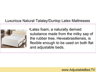 Adjustable Bed Mattresses | PPT