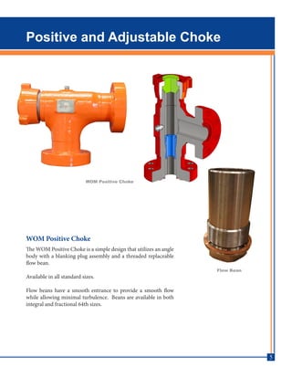 Adjustable Chokes, Adjustable Choke Valve Manufacturers - WOM Group | PDF