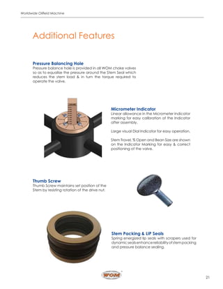 Adjustable Chokes, Adjustable Chokes Oilfield Equipment - WOM Group | PDF