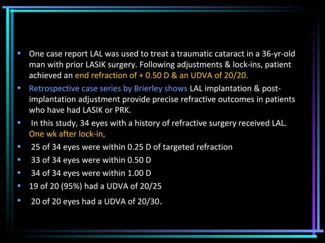 Adjustable intraocular lens power | PPT