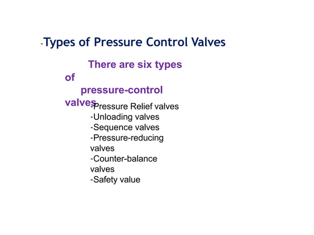 #Adjustable pressure limiting valve | PPT