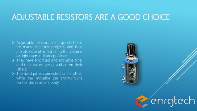 Adjustable resistors | PPTX