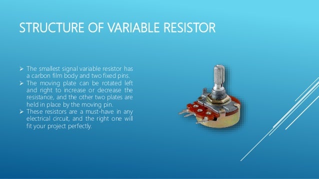 Adjustable resistors | PPTX