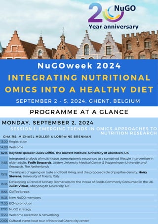 Adjusted NuGOweek 2024 Ghent programme flyer | PDF