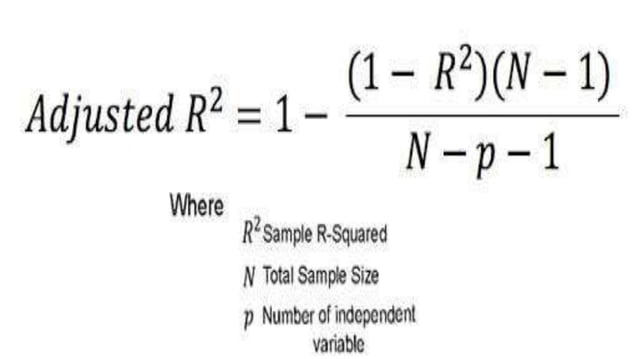 Adjusted R Square or Adjusted R bar Square | PPTX | Science
