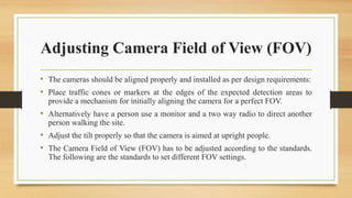 Adjusting camera field of view n CCTV | PPT
