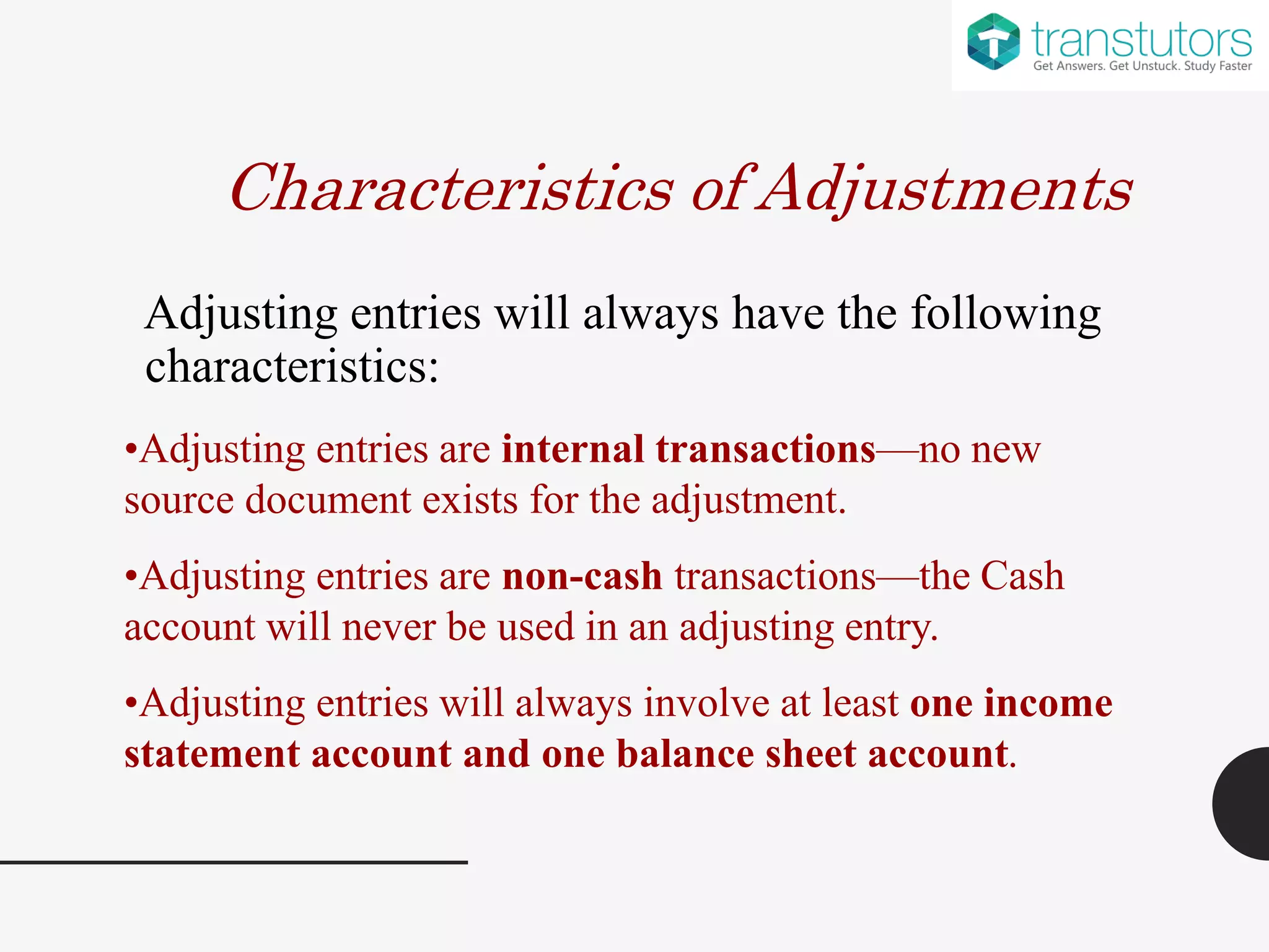 Adjusting Entries | Accounting | PPTX