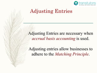Adjusting Entries | Accounting | PPTX
