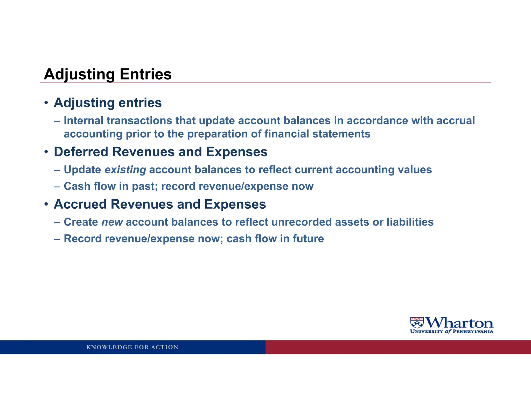 Adjusting Entries - introduction finance | PPT