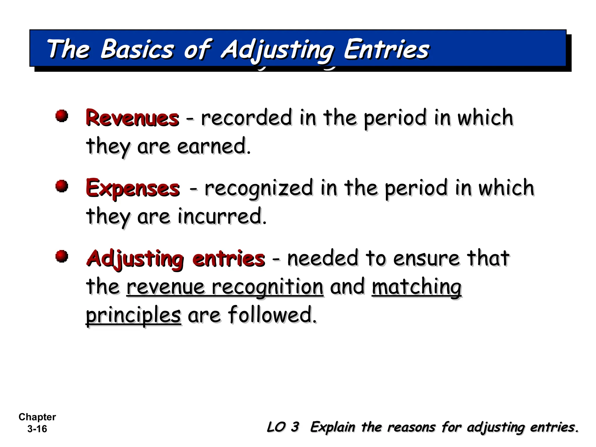 accounting adjusting entries chapter 3.ppt