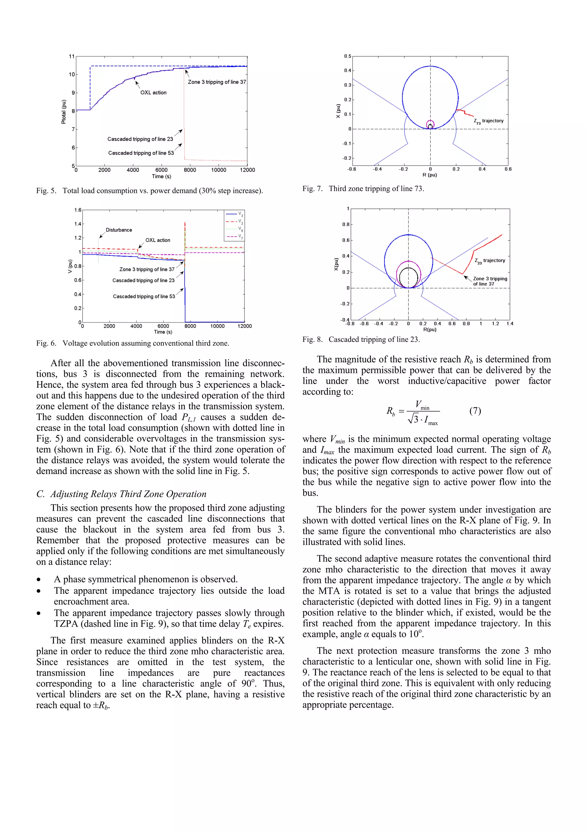 Adjusting third zone distance protection | PDF