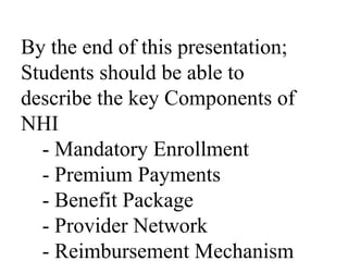 National Health Insurance model and Out of pocket model.pptx