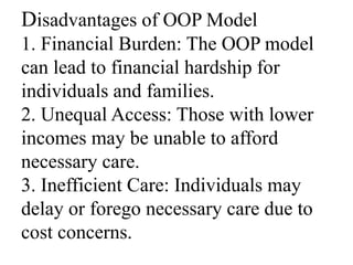 National Health Insurance model and Out of pocket model.pptx
