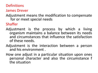 Adjustment | PPT