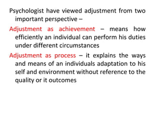 Adjustment | PPT