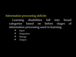 Adjustmental and learnin g disabilities | PPT