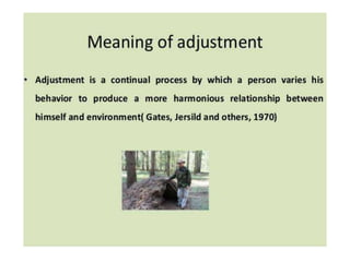 Adjustment and maladjustment | PPTX