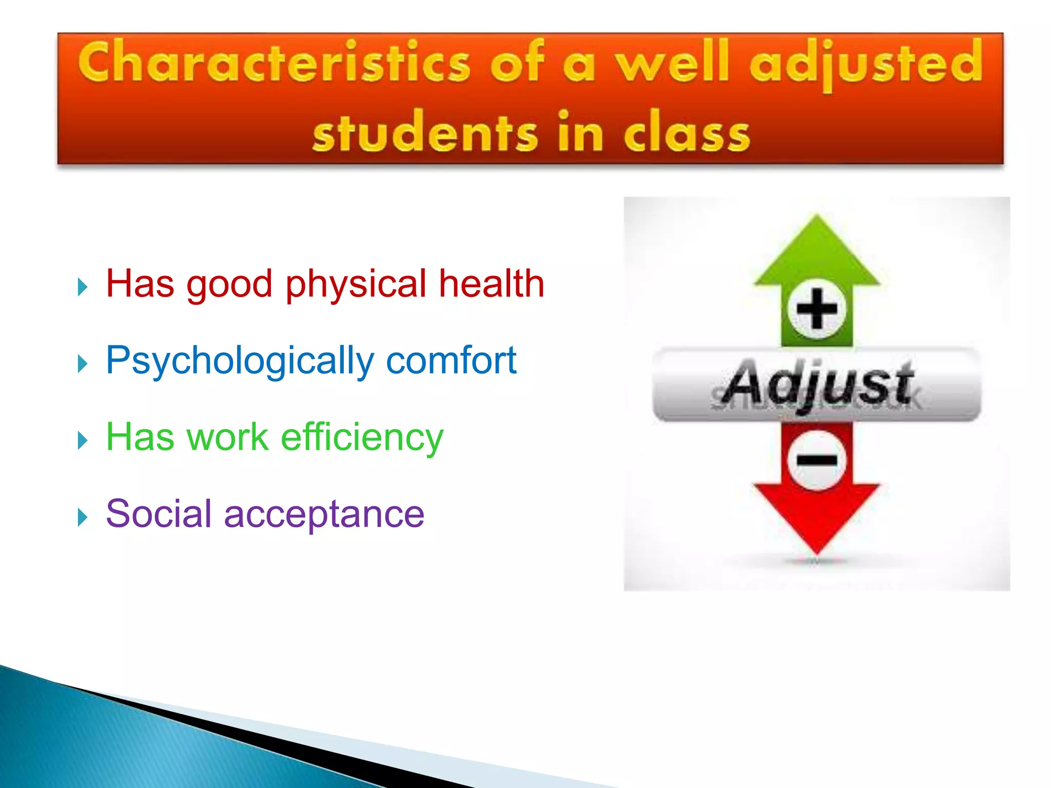 Adjustment and maladjustment | PPTX