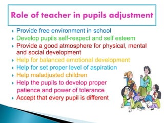 Adjustment and maladjustment | PPTX