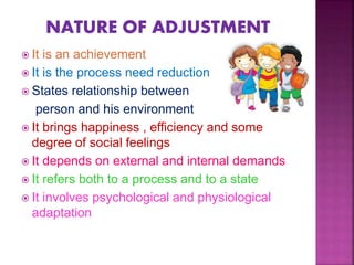 Adjustment and maladjustment | PPTX