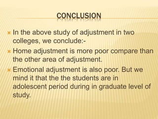Adjustment by S.Lakshmanan, Psychologist | PPTX