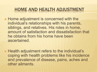 Adjustment by S.Lakshmanan, Psychologist | PPTX