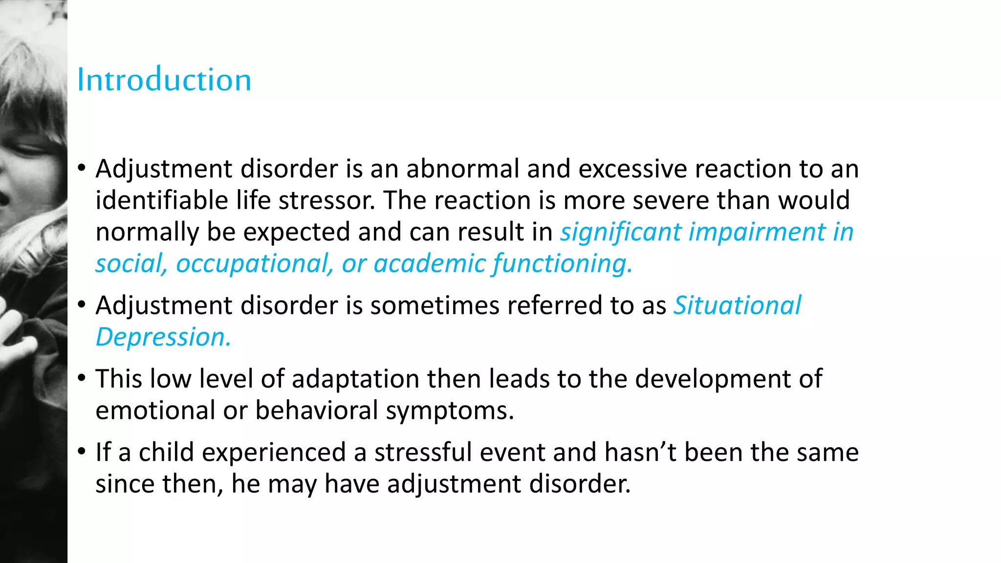 Adjustment Disorder | PPTX